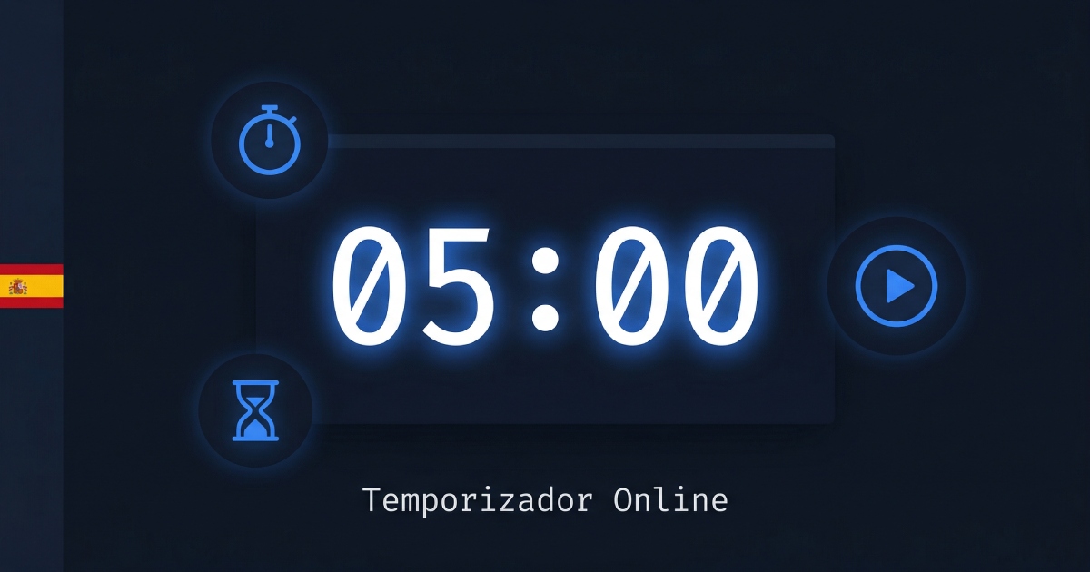 Temporizador Online Gratis Cuenta Regresiva Con Alarma